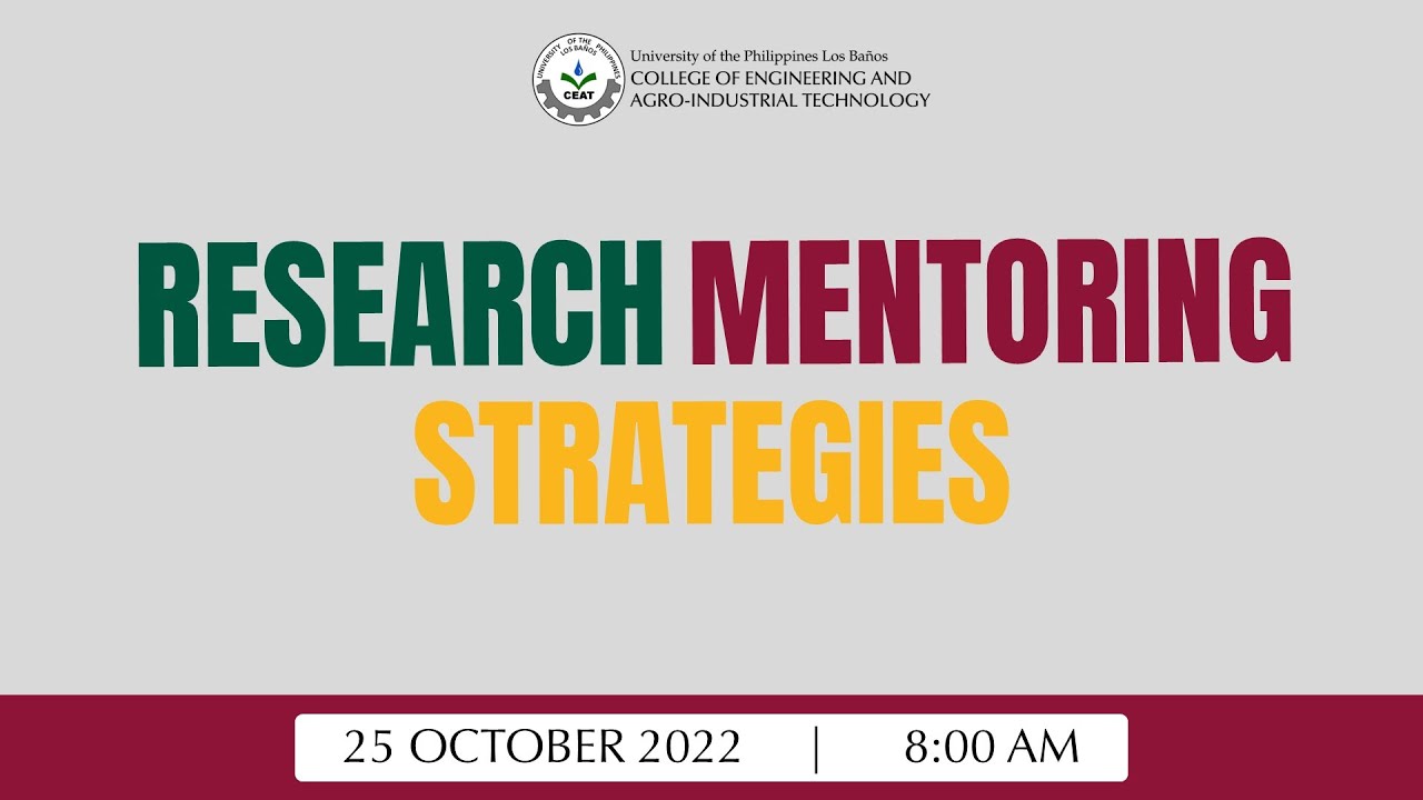 Research Mentoring Strategies - YouTube