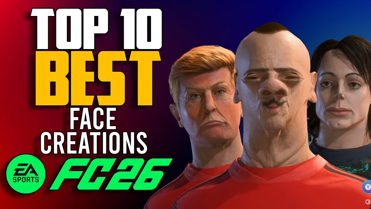 Top 10 Most Popular EAFC 26 Face Creations | #eafc26 #eafc - YouTube