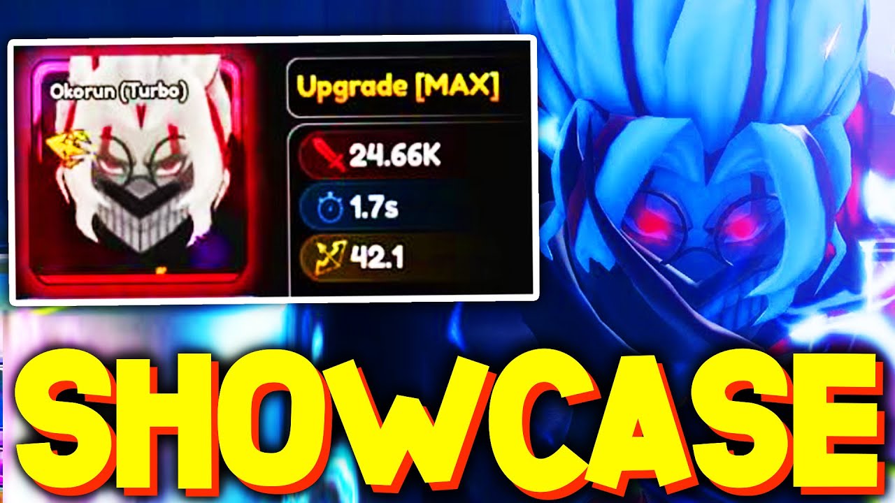 OKORUN EVOLVED SHOWCASE in ANIME VANGUARDS! ROBLOX - YouTube