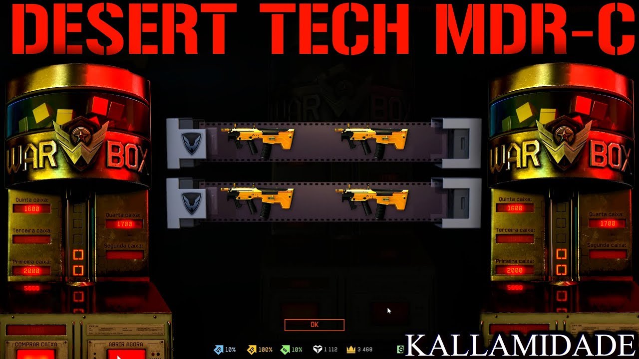 WARBOX DESERT TECH MDR-C WARFACE - BR - YouTube