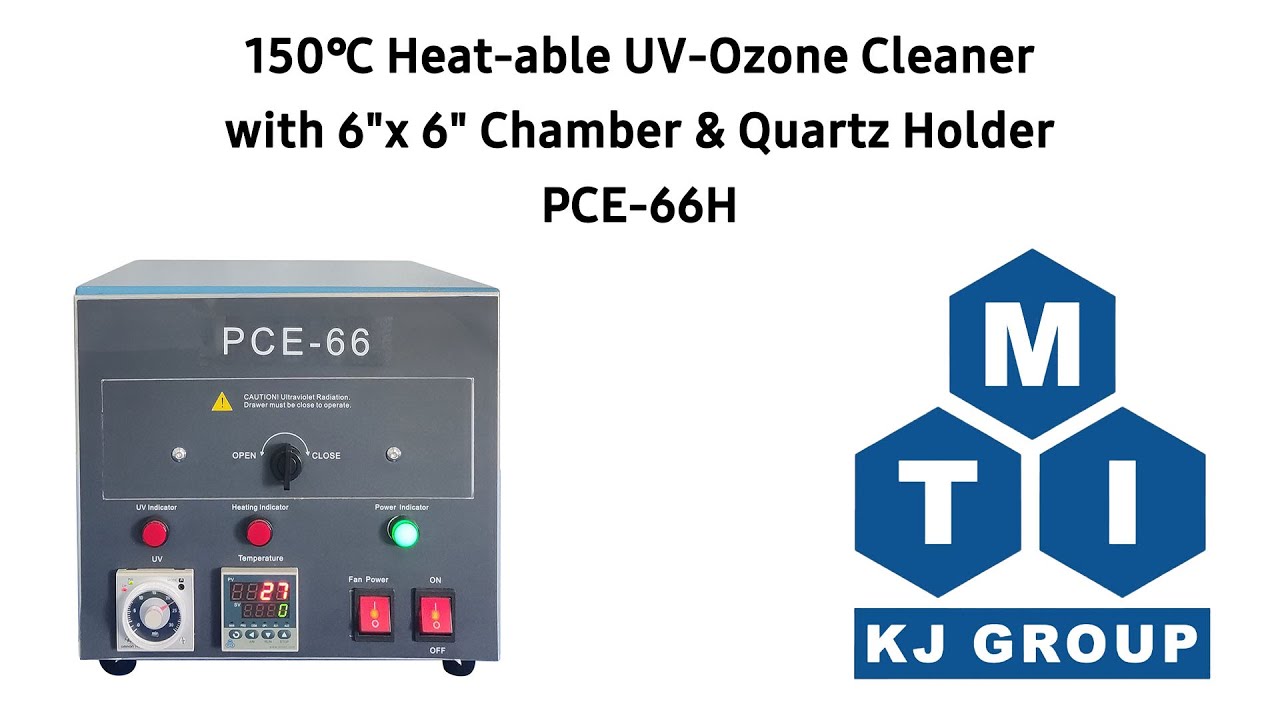 150℃ Heat-able UV-Ozone Cleaner w/ 6"x 6" Chamber & Quartz Holder- PCE ...