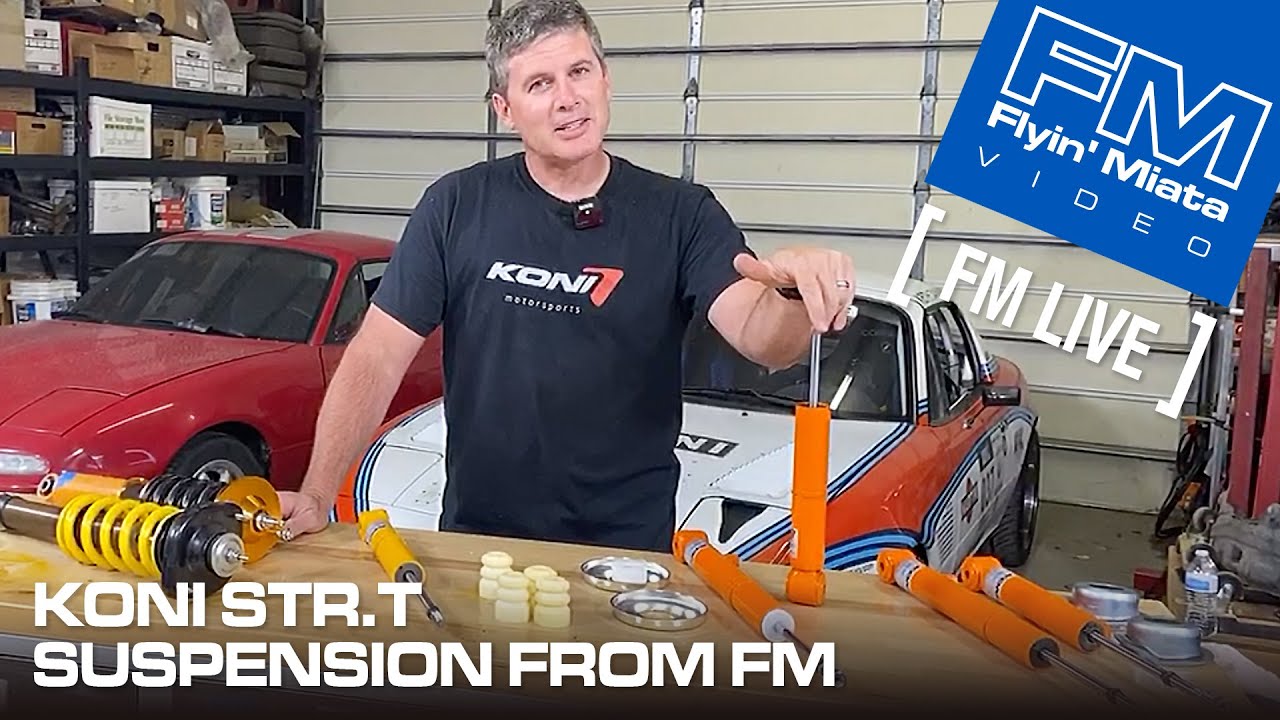 KONI STR.T Suspension from Flyin' Miata (FM Live) - YouTube