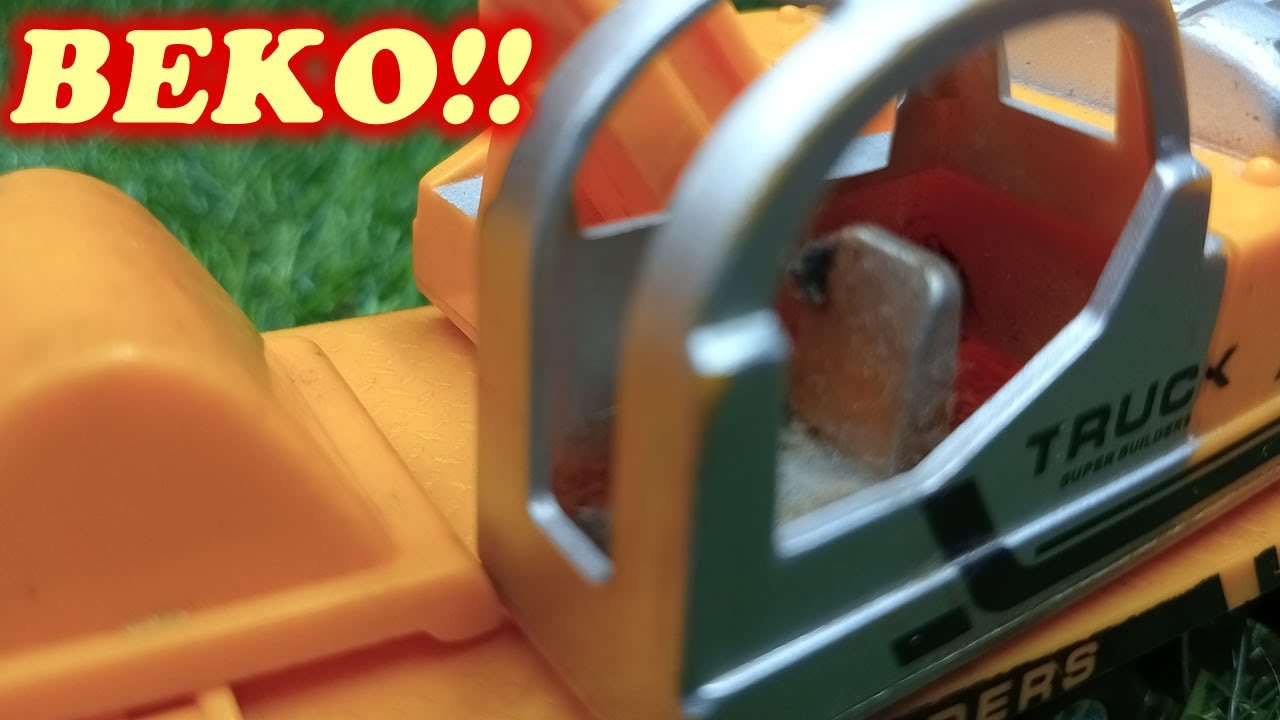 TRUCK EXCAVATOR ALLOY ‼️ MINIATUR MOBIL TRUK BEKO BESAR - YouTube