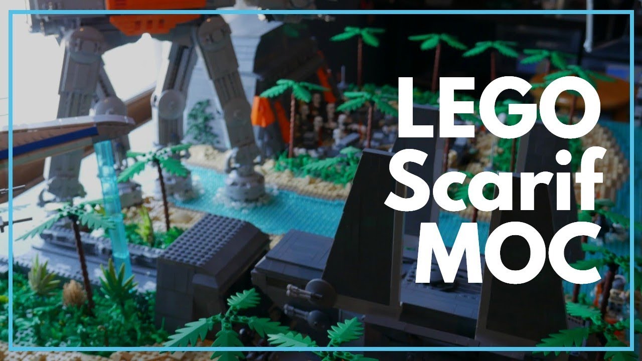 The Battle of Scarif In LEGO [In 4K Quality] - YouTube