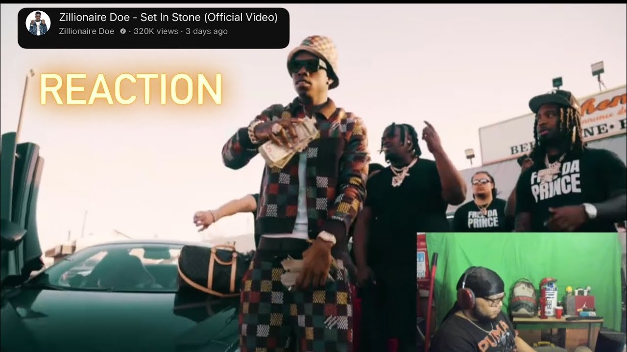 Zillionaire Doe - Set In Stone (Official Video) Reaction - YouTube