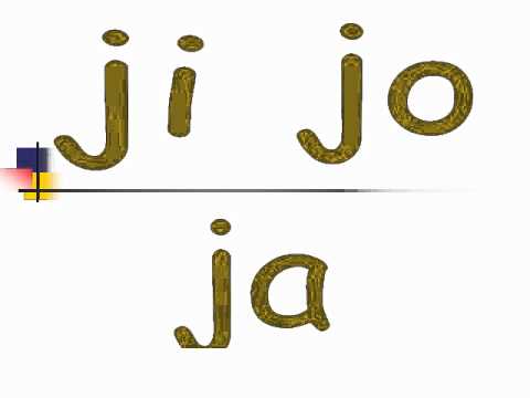 ja je ji jo ju - YouTube