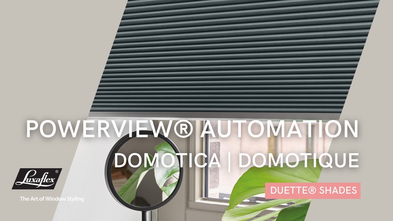 Opstaan met domotica: Luxaflex® PowerView® Automation - YouTube