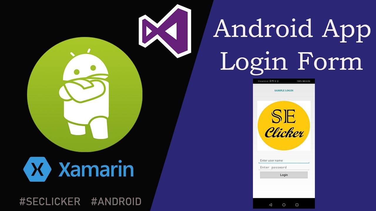 How To Create Xamarin Android Login Youtube