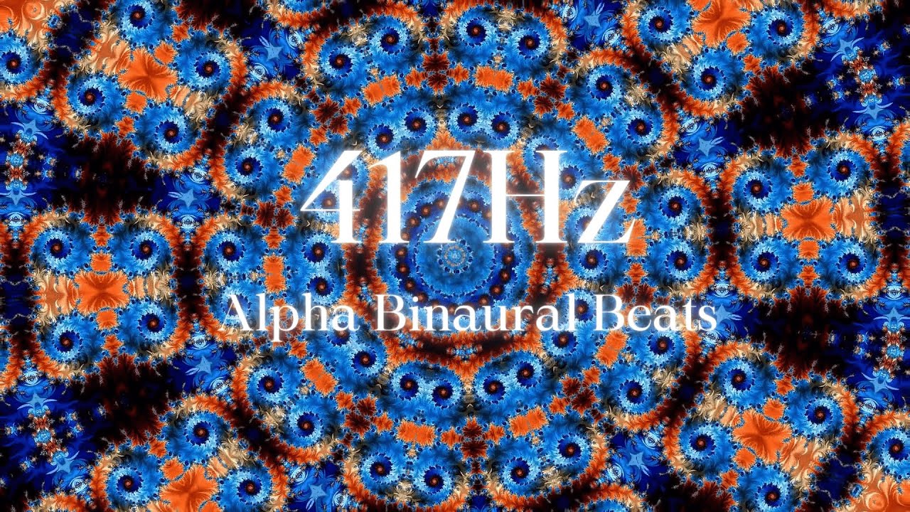 417Hz Alpha Wave Binaural Beats (NO MUSIC) - YouTube