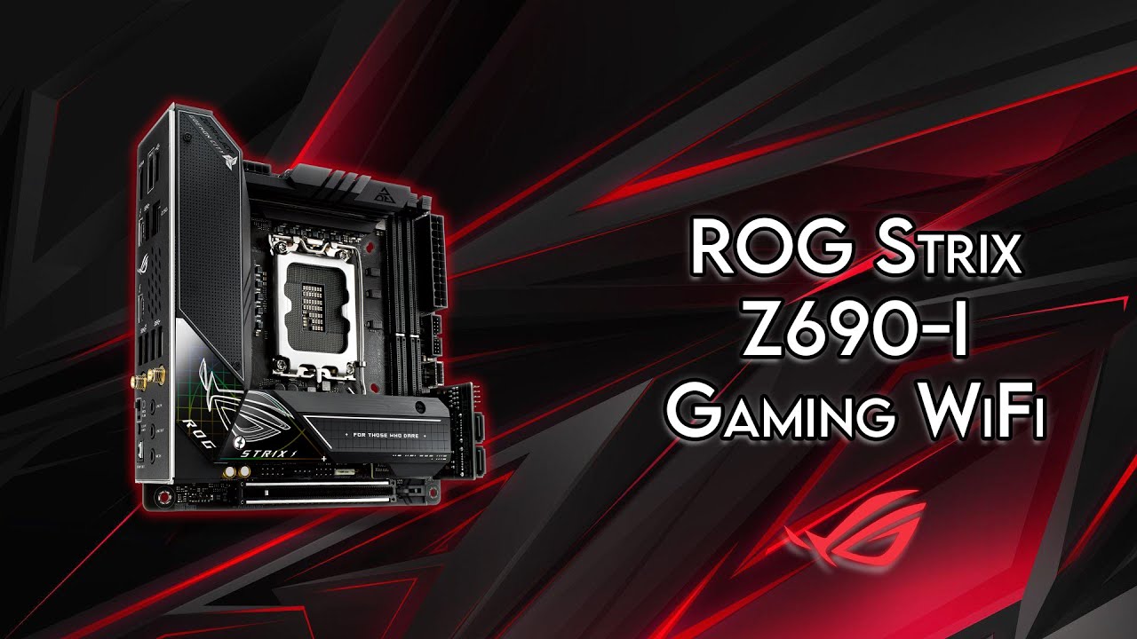 ROG Strix Z690-I Gaming WiFi ITX Motherboard - Unboxing & Overview ...