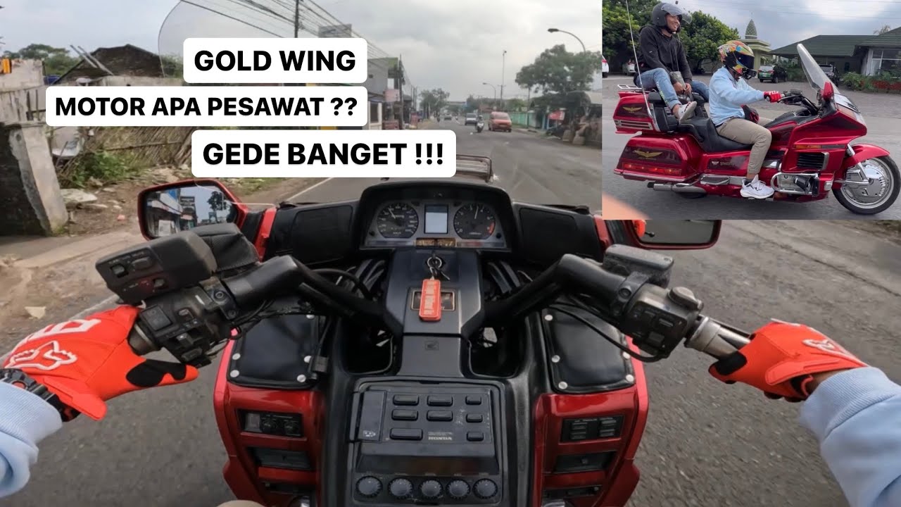 ON BOARD GOLD WING 1500cc ! MOTOR RASA MOBIl NYAMAN BANGET - YouTube