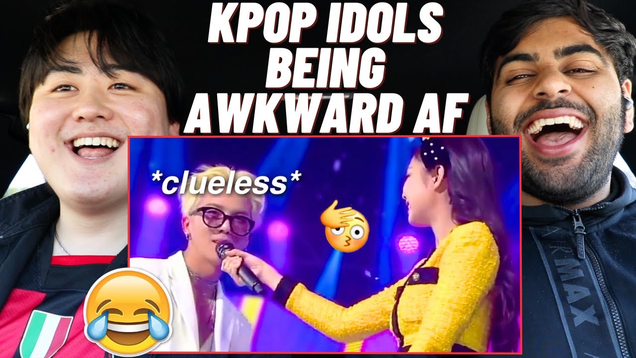 KPOP IDOLS BEING AWKWARD AF (REACTION)! 🔥 - YouTube