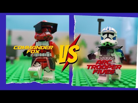 Showdown!!! Arc Trooper Fives VS Commander Fox!!! - YouTube