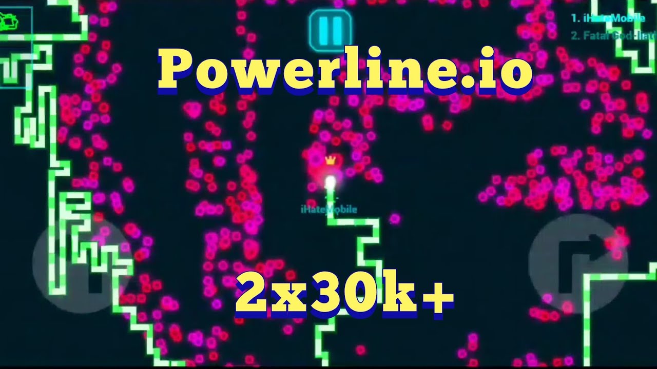 Powerline.io 2x30k+ Mobile in GIANT Server - YouTube
