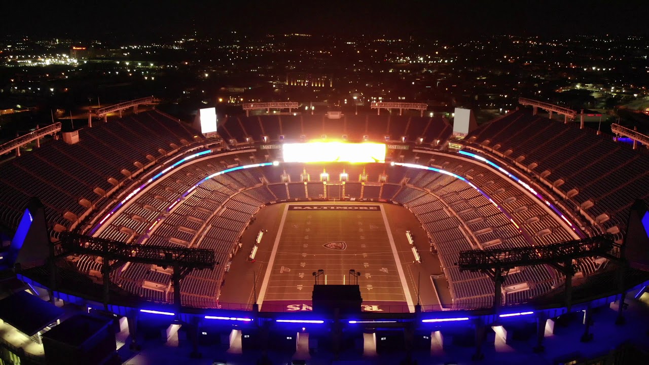 Baltimore Ravens M&T Bank Stadium 4K Drone Hype Video - YouTube
