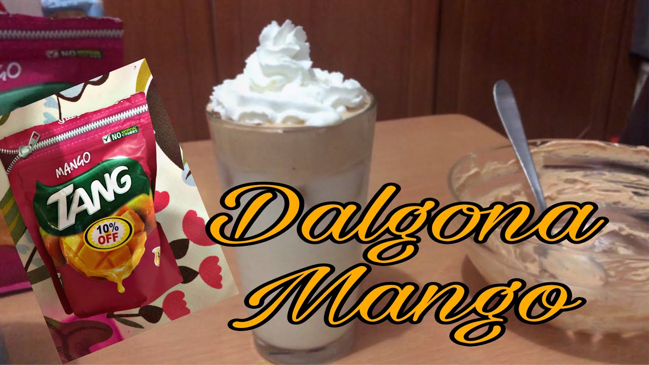 How to make Dalgona Mango | Dalgona Mango Recipe - YouTube