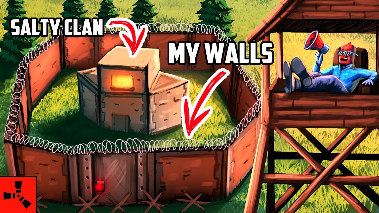 We Griefed a Salty Clans Base - Rust - YouTube