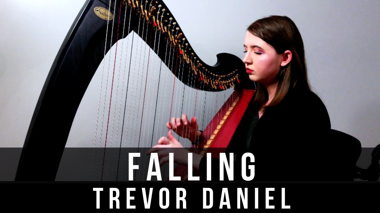 Falling - Trevor Daniel (Harp Cover by Arianna Worthen) - YouTube