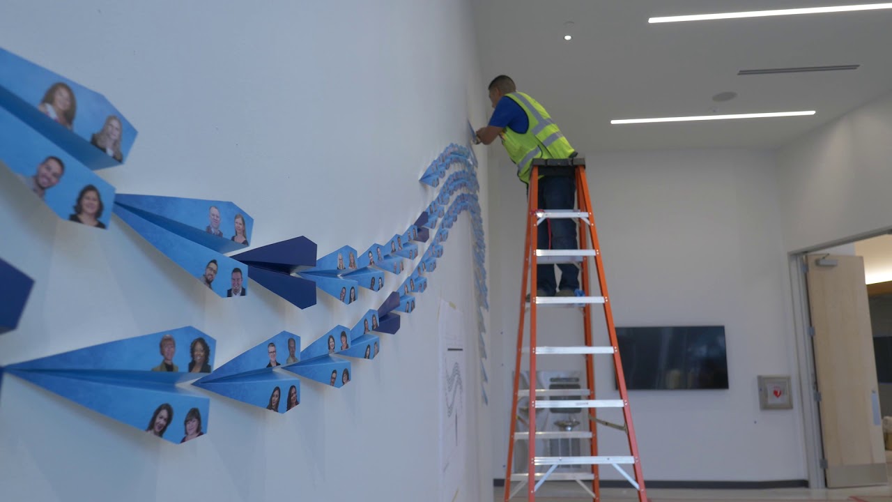 AEC AAFCU Airplane Sculpture - YouTube