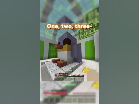 Playing the Minecraft MEMORY BUILD game - YouTube