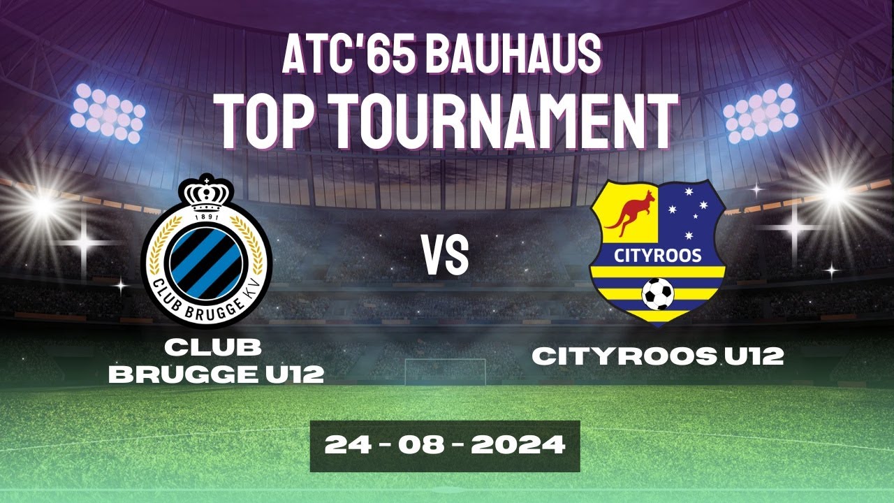 Club Brugge U12 - Cityroos U12 | 24/08/2024 | ATC'65 Bauhaus Top Tournament - YouTube