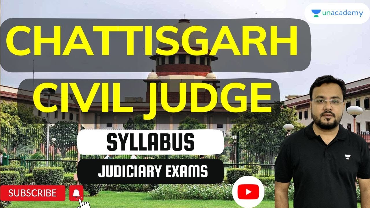 CHHATTISGARH CIVIL JUDGE || COMPLETE SYLLABUS || SHABAZ CHAUDHARY # ...