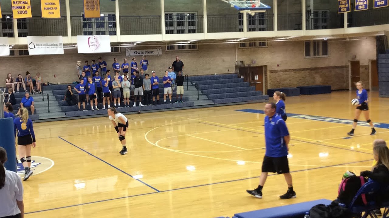 Muncie Burris Girls Varsity Volleyball vs University part 2 - YouTube