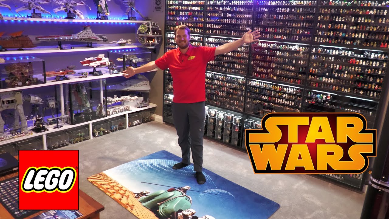 Hidden Room with Every LEGO Star Wars Minifigure Ever Made! Blue Milk ...