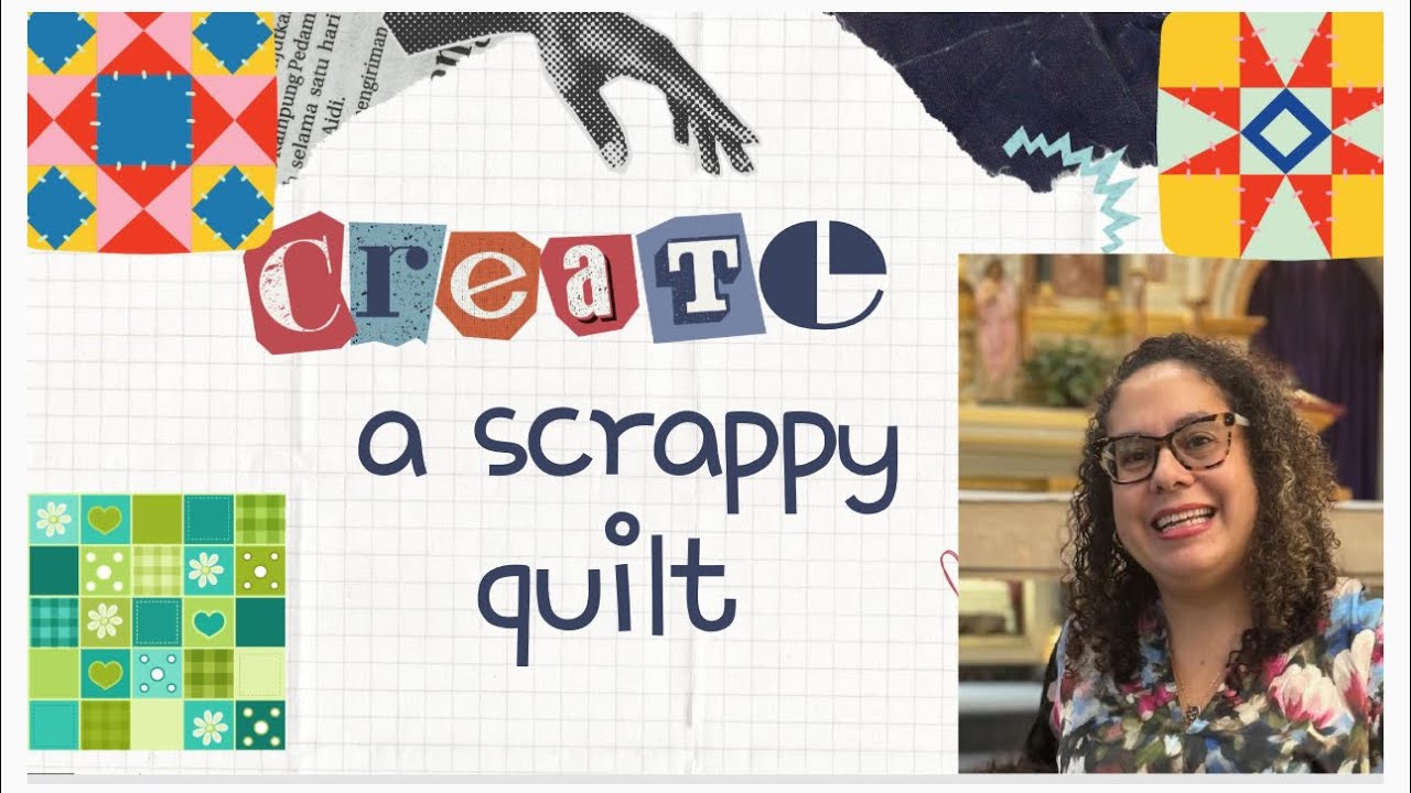 Fabric swap part 2 with updated scrappy quilt pattern. - YouTube