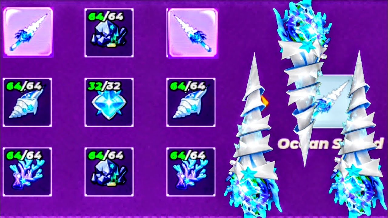 Crafting the legendary Ocean Sword in Skyblock blockman go.🥶🥶🥶 - YouTube