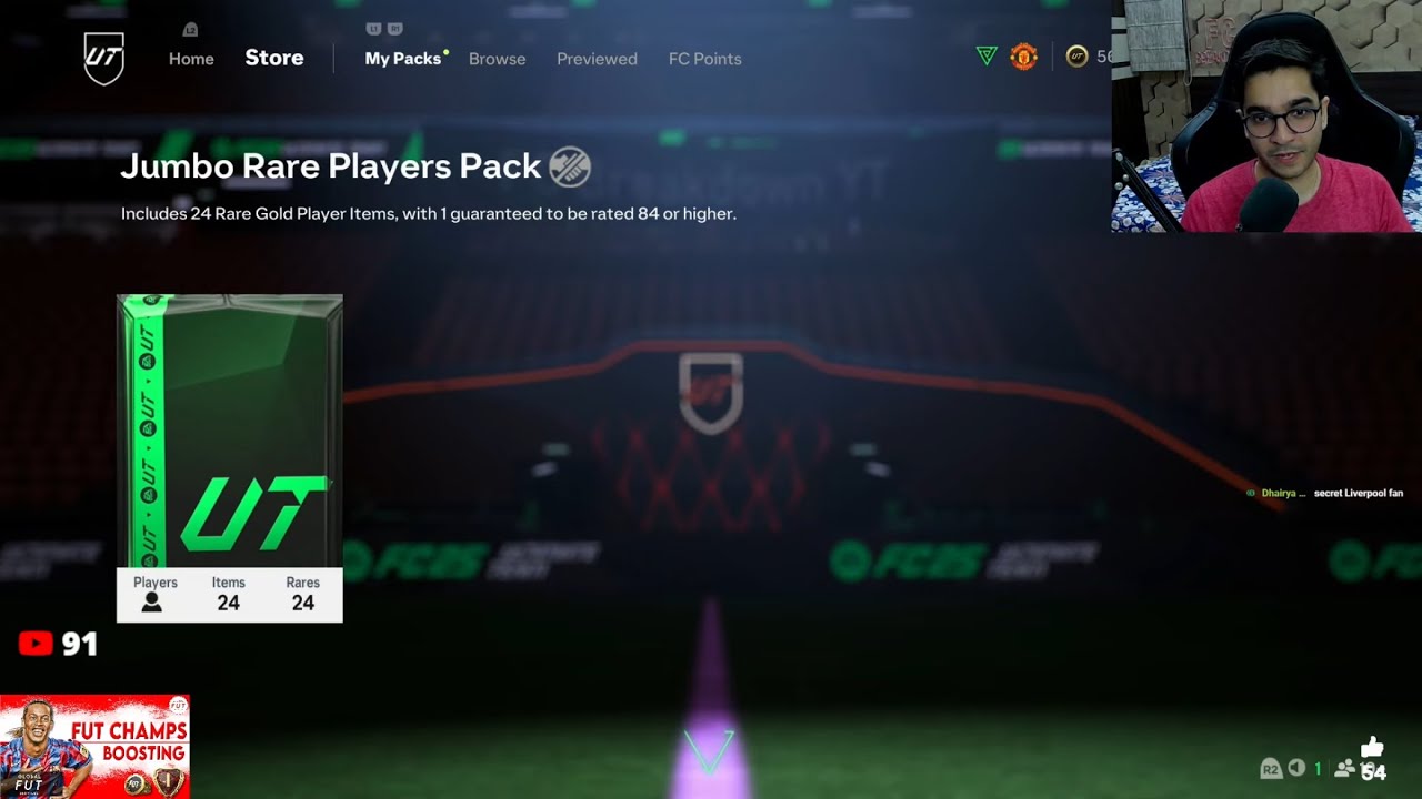FIRST EVER Jumbo Rare Player Pack of FC 25 - YouTube