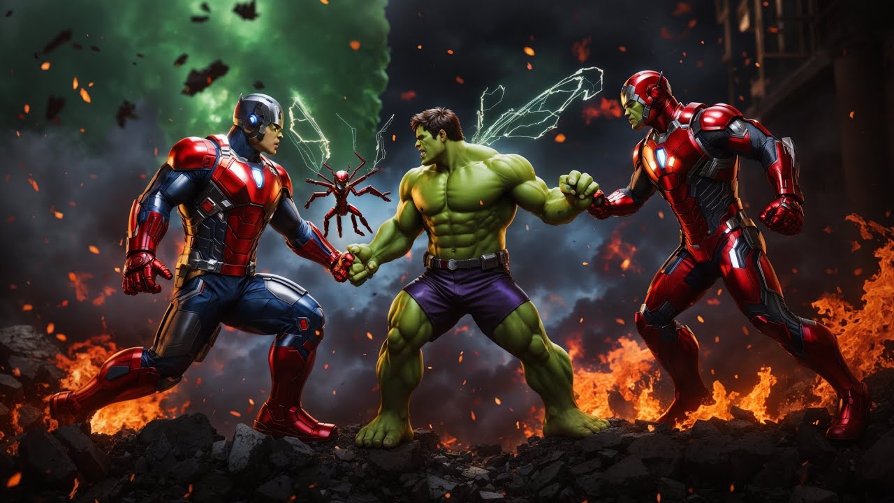Marvel Madness: Watch Hulk and Ant-Man Clash in Avengers Battle - YouTube