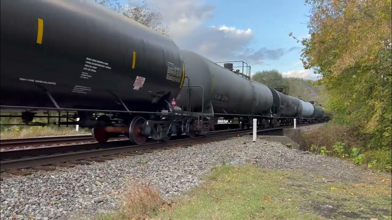 Three Trains Back to Back Featuring BNSF Power at Elliston - YouTube