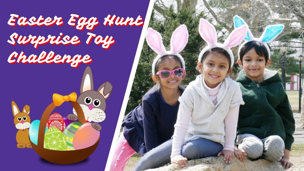 Easter Egg Hunt Surprise Toy Challenge - YouTube