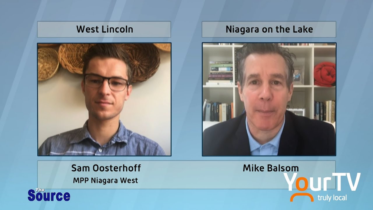 The Source for June 10: Sam Oosterhoff, MPP Niagara West - YouTube