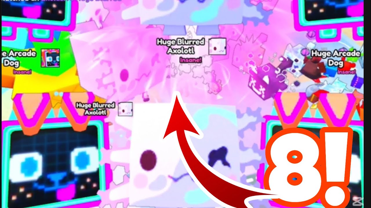 I hatched 8 huges in the ps99 trading card event!! - YouTube