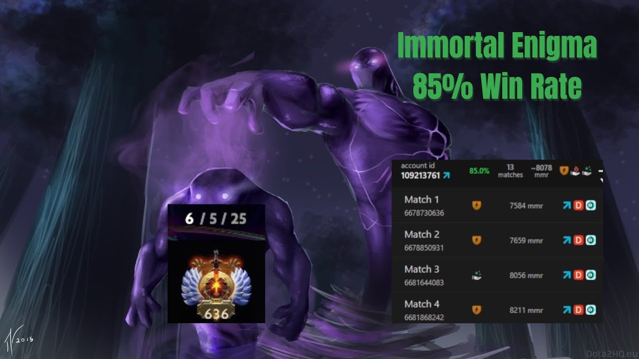 85% Win Rate Enigma Player at Immortal, Lets Watch & Learn!!! Just for ...