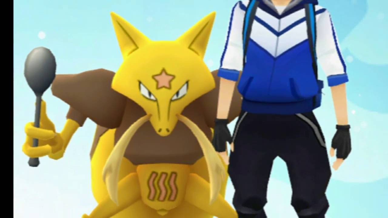 PokemonGo Abra evolution at level 18 - YouTube