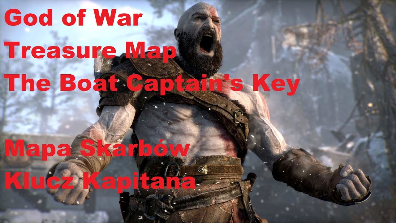 God of War Treasure Map The Boat Captain's Key Mapa Skarbów Klucz ...
