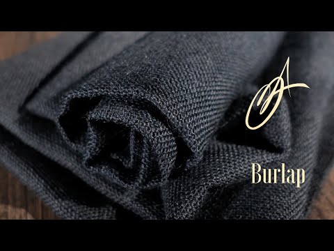 OA Burlap - Black 10oz