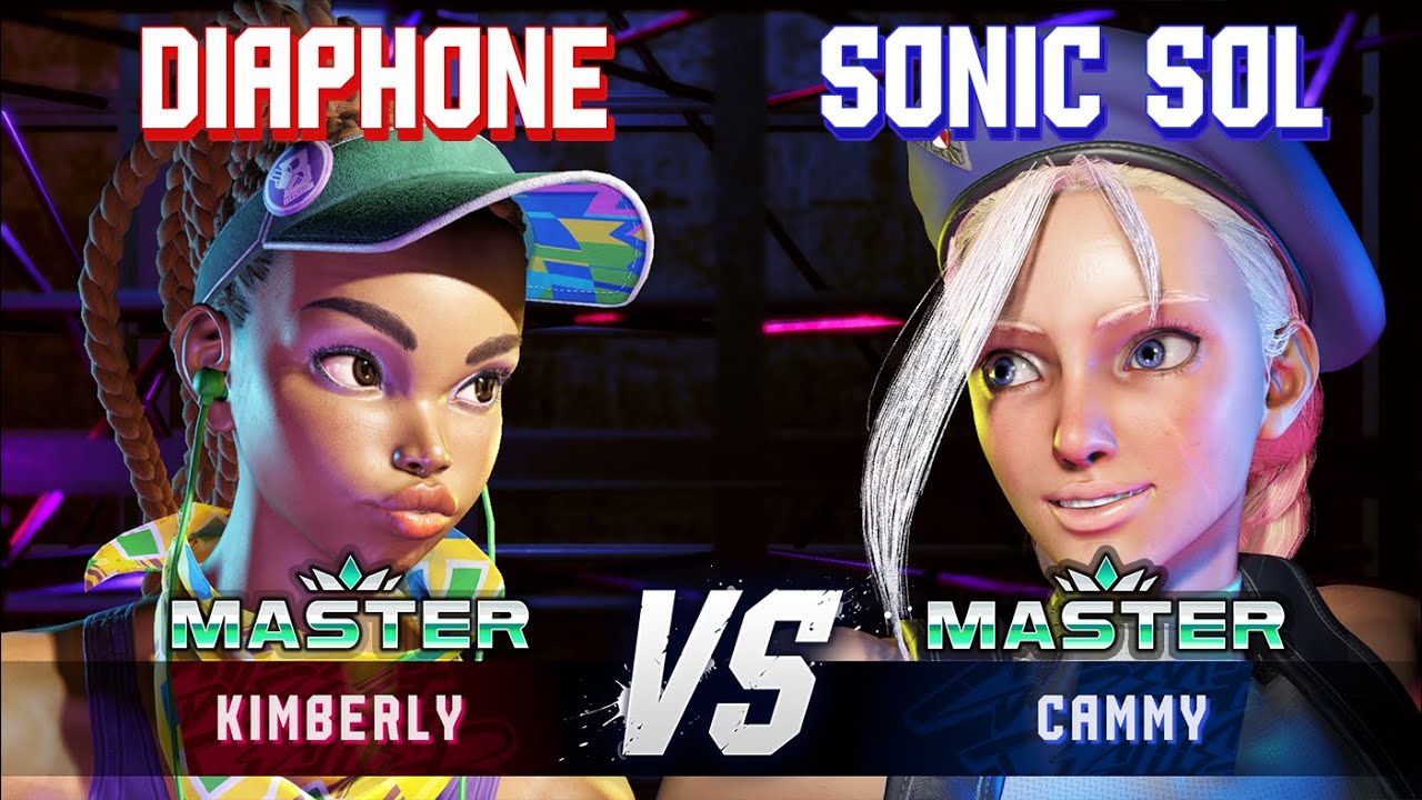 SF6 DIAPHONE (Kimberly) vs SONIC SOL (Cammy) High Level Gameplay - YouTube