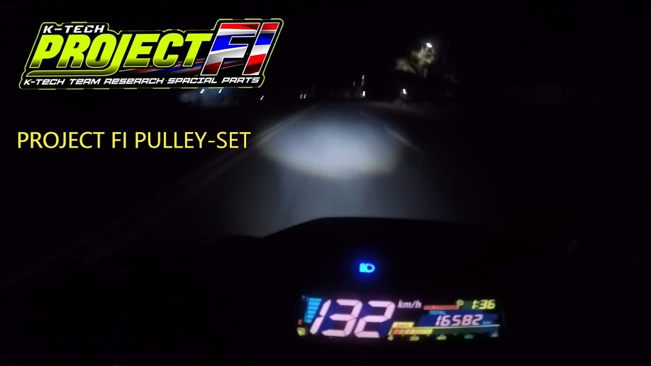 Project FI pulley set click 125/150 | TOP SPEED - YouTube