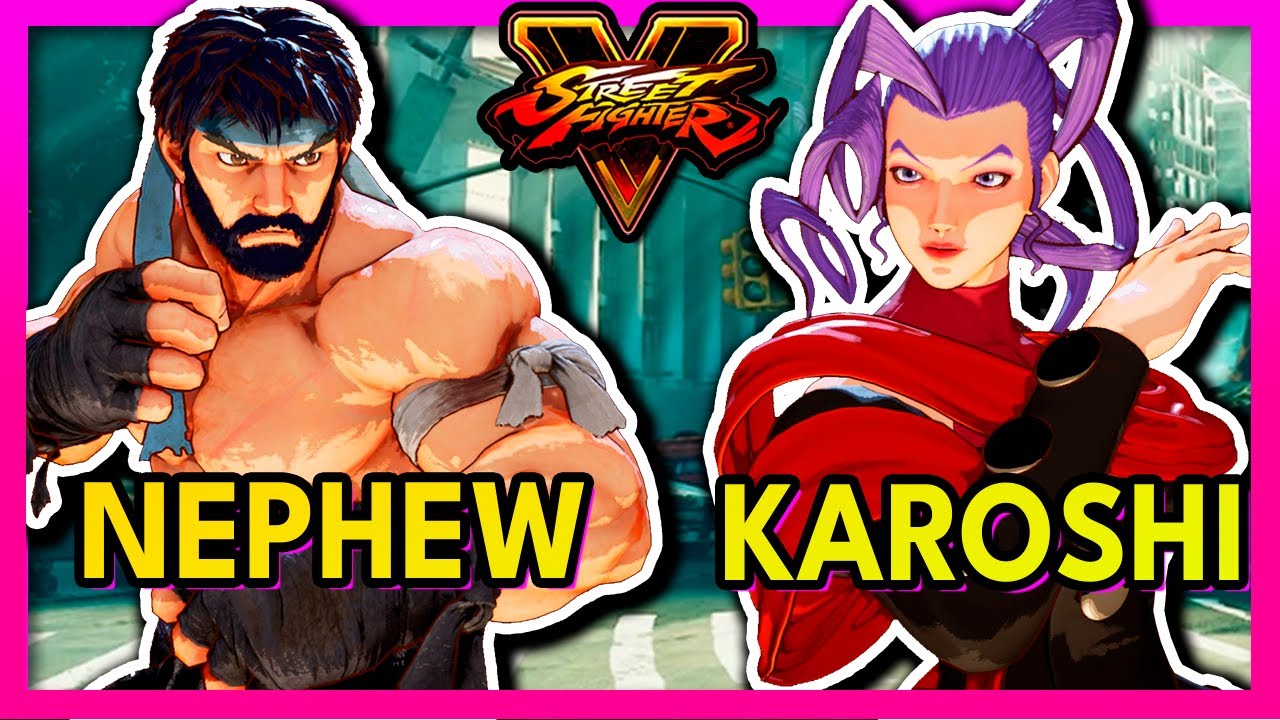 SFV 🥊 Nephew (RYU) VS Karoshi (ROSE) 🥊 スト5 🥊 SF5 🥊 Street Fighter 5 ...