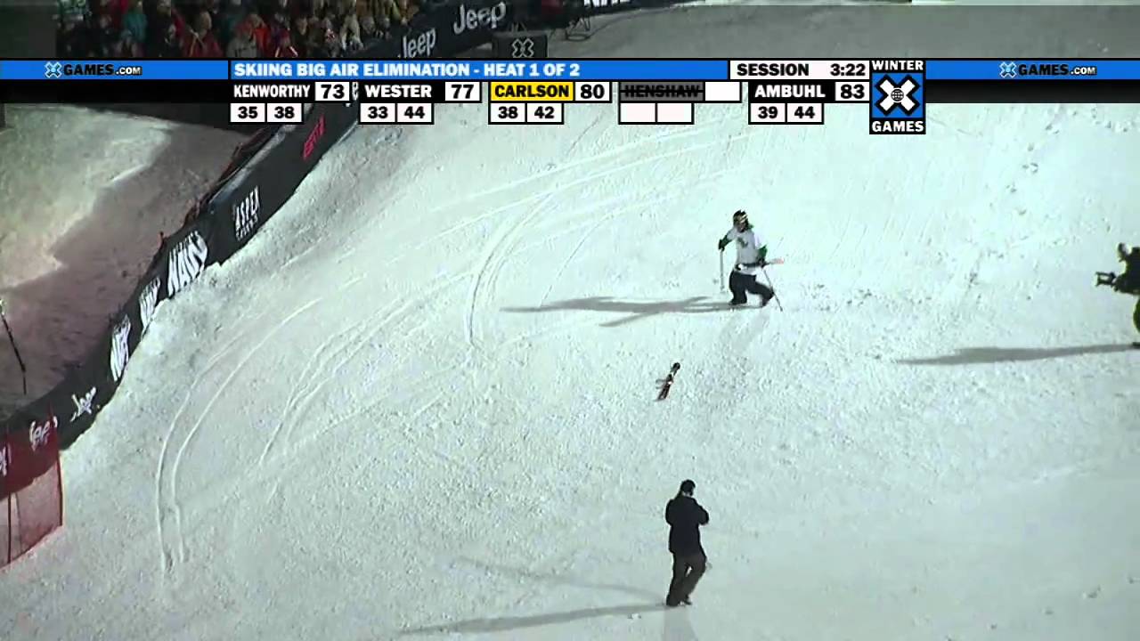 Winter X Games 15 - Sammy Carlson Lands Switch Double Rodeo 1080 On One ...