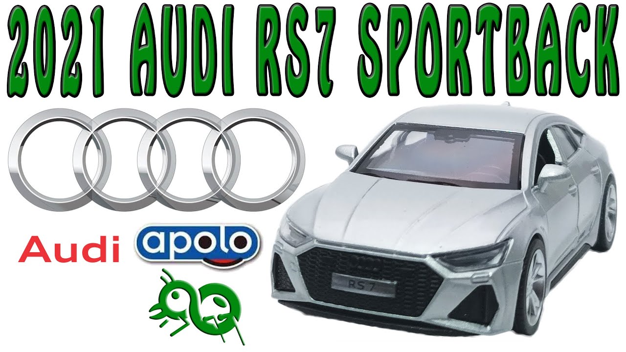 Apolo MSZ 2021 Audi RS7 Sportback Glossy Silver Miniatur Mobil Audi RS7 ...