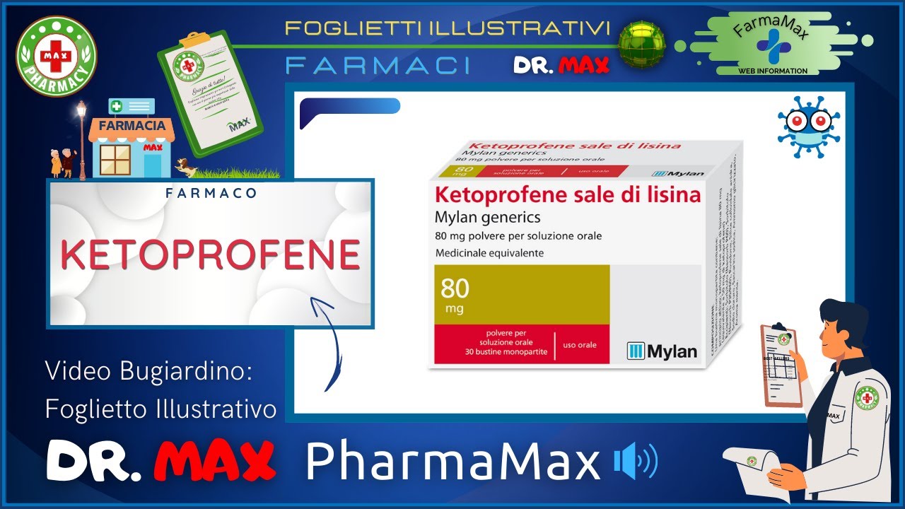 Cos'è il 💊 Farmaco KETOPROFENE 🗺️ Foglietto Illustrativo Bugiardino 👔 ...