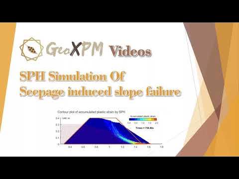 GeoXPM simulation of seepage through rigid & deformable porous media - YouTube