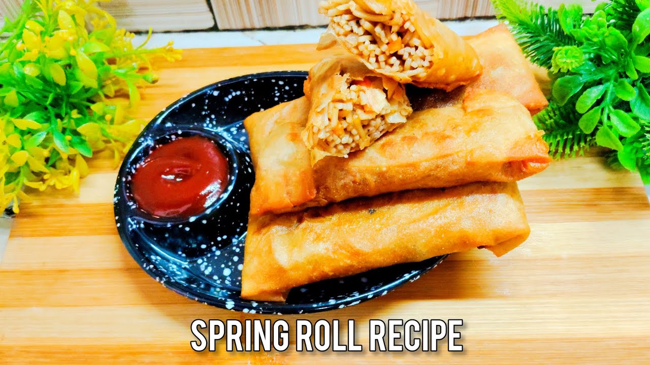 Spring Roll Recipe With Spring Roll Sheet By Come, Cook With Me - YouTube