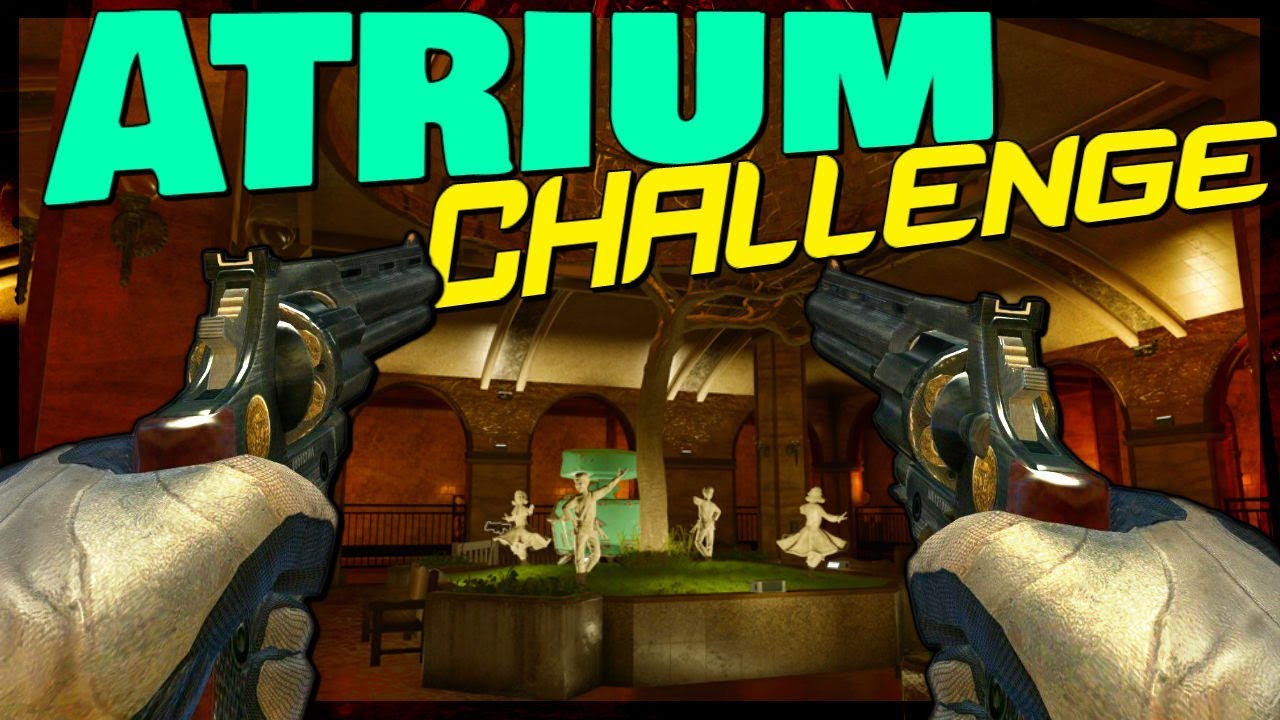 MODERN WARFARE ZOMBIES | NEW ATRIUM CHALLENGE MAP | CALL OF DUTY CUSTOM ...