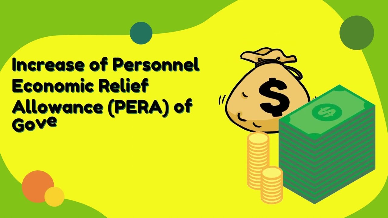 Good News!!! Increasing of PERA from 2,000 to 4,000 for Government ...